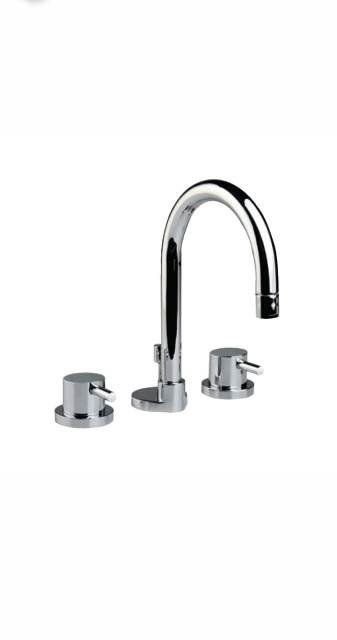 3-Hole Basin Mixer | Model : FLR-CHR-5191N