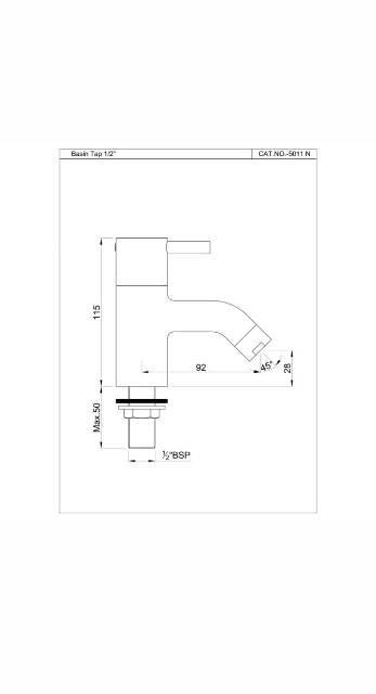 Pillar Cock | Model : FLR-CHR-5011N