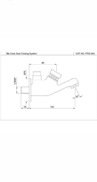 Bib Cock Auto Closing System | Model : PRS-CHR-043