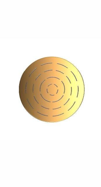 Maze Overhead Shower 150mm Round Shape Single Flow | Model : OHS-GLD-1603