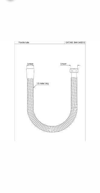 Flexible Tube | Model : SHA-CHR-549D12