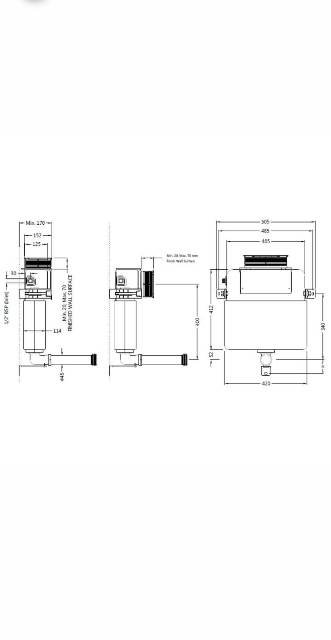Single Piece Concealed Cistern | Model : JCS-WHT-2431