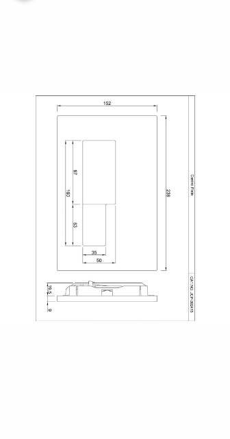 Control Plate Aria | Model : JCP-CHR-392415